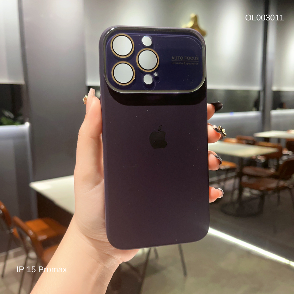 **Ốp IP 15 Pro Max Silicon bảo vệ camera