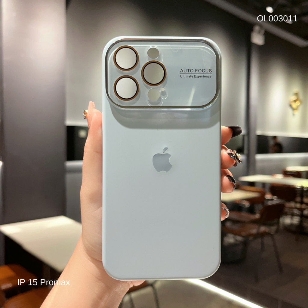 **Ốp IP 15 Pro Max Silicon bảo vệ camera