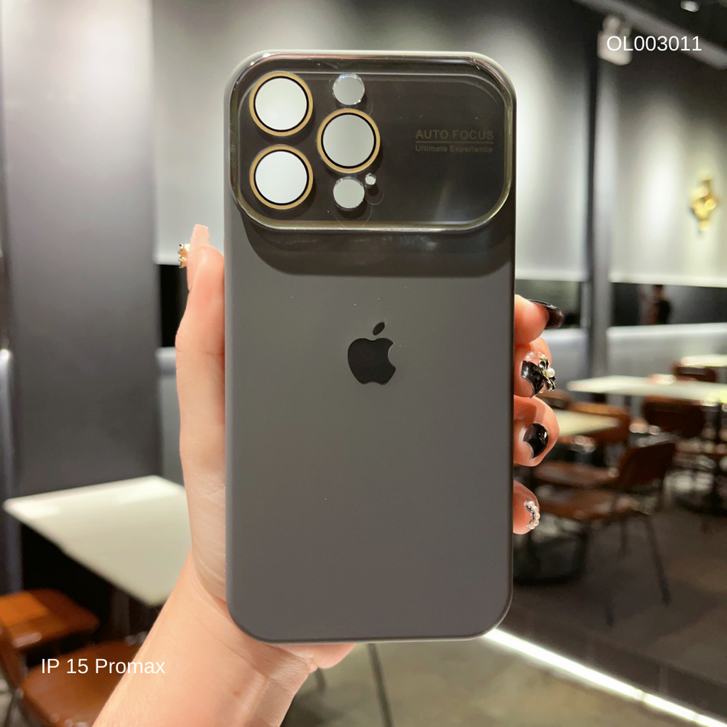**Ốp IP 15 Pro Max Silicon bảo vệ camera
