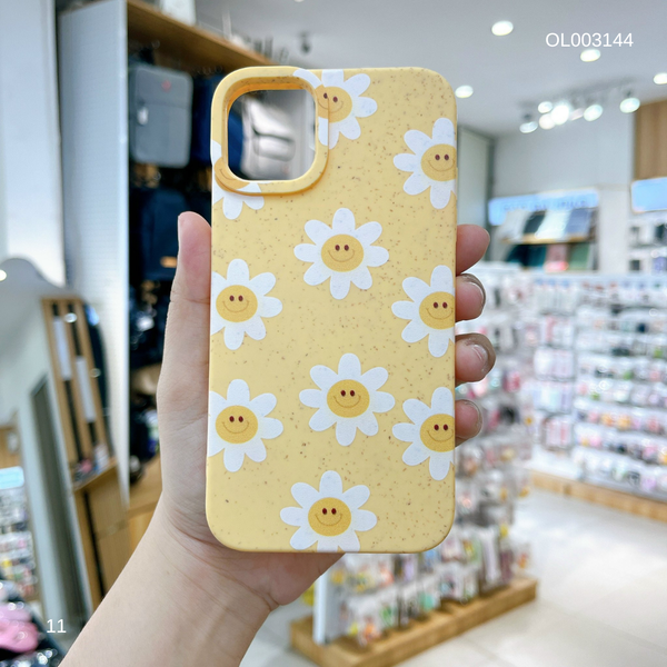 **Ốp IP 11 6.1 dẻo lúa mì hoa cúc