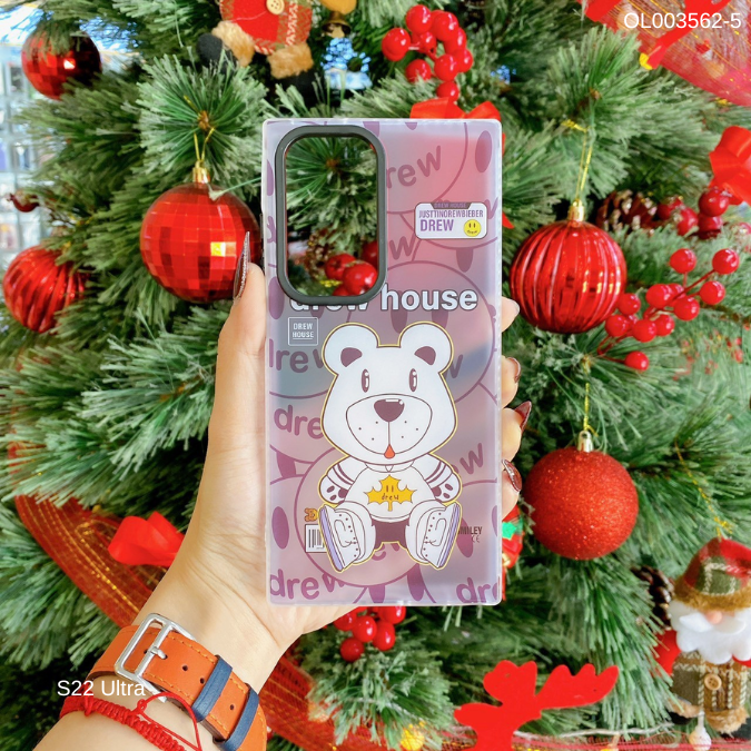 **Ốp SS S22 Ultra Lưng nhám cứng in hình