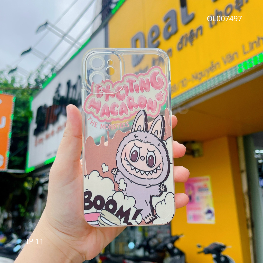 ** Ốp IP 11 trong in hình labubu BOOM