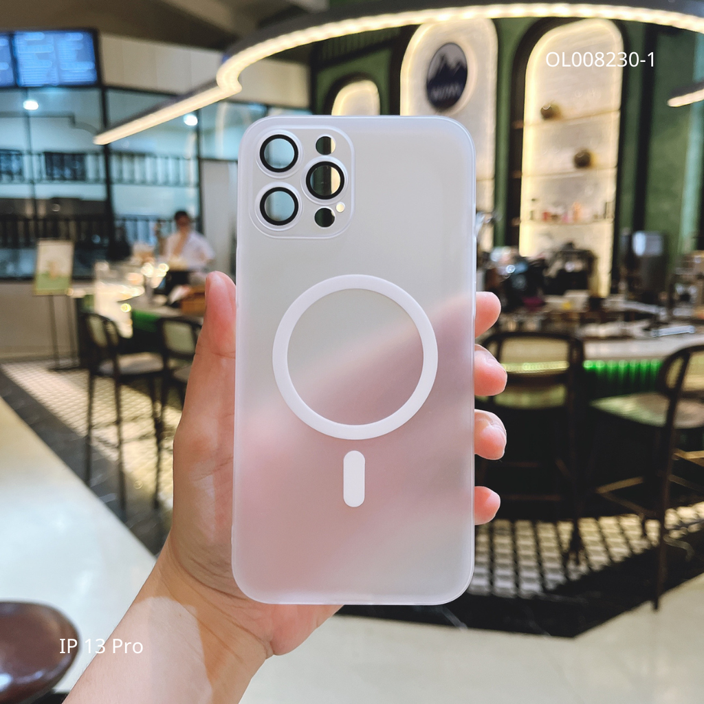 Ốp IP 13 Pro lưng nhám Magsafe bảo vệ camera