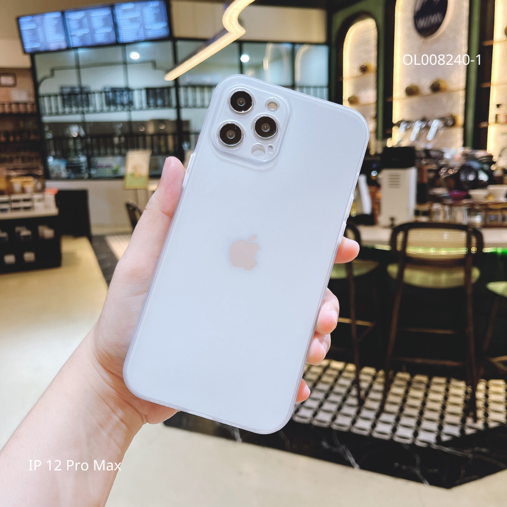 Ốp IP 12 Pro Max dẻo nhám trơn