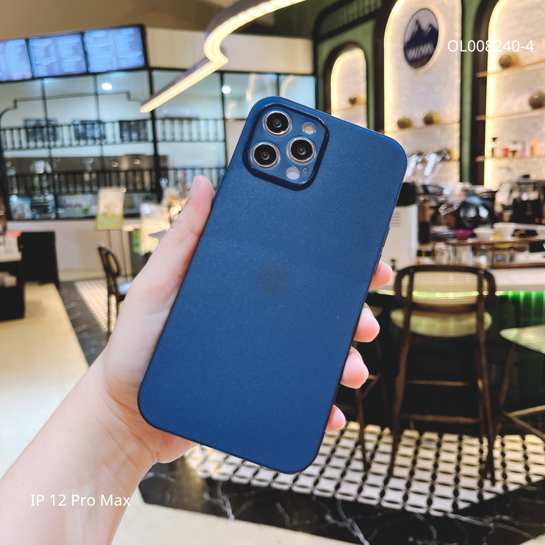 Ốp IP 12 Pro Max dẻo nhám trơn