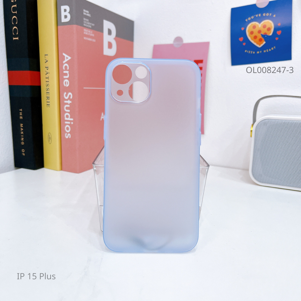 Ốp IP 15 Plus dẻo nhám trơn