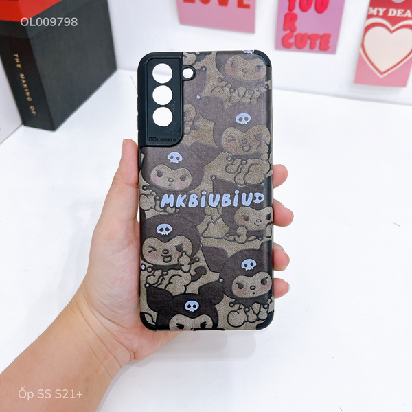Ốp SS S21+ giả da lộn Kuromi MKbiubiu