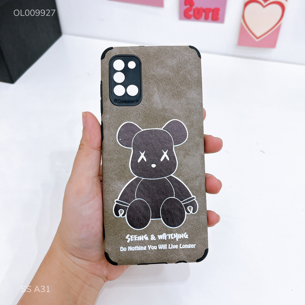Ốp SS A31 giả da lộn Bearbrick