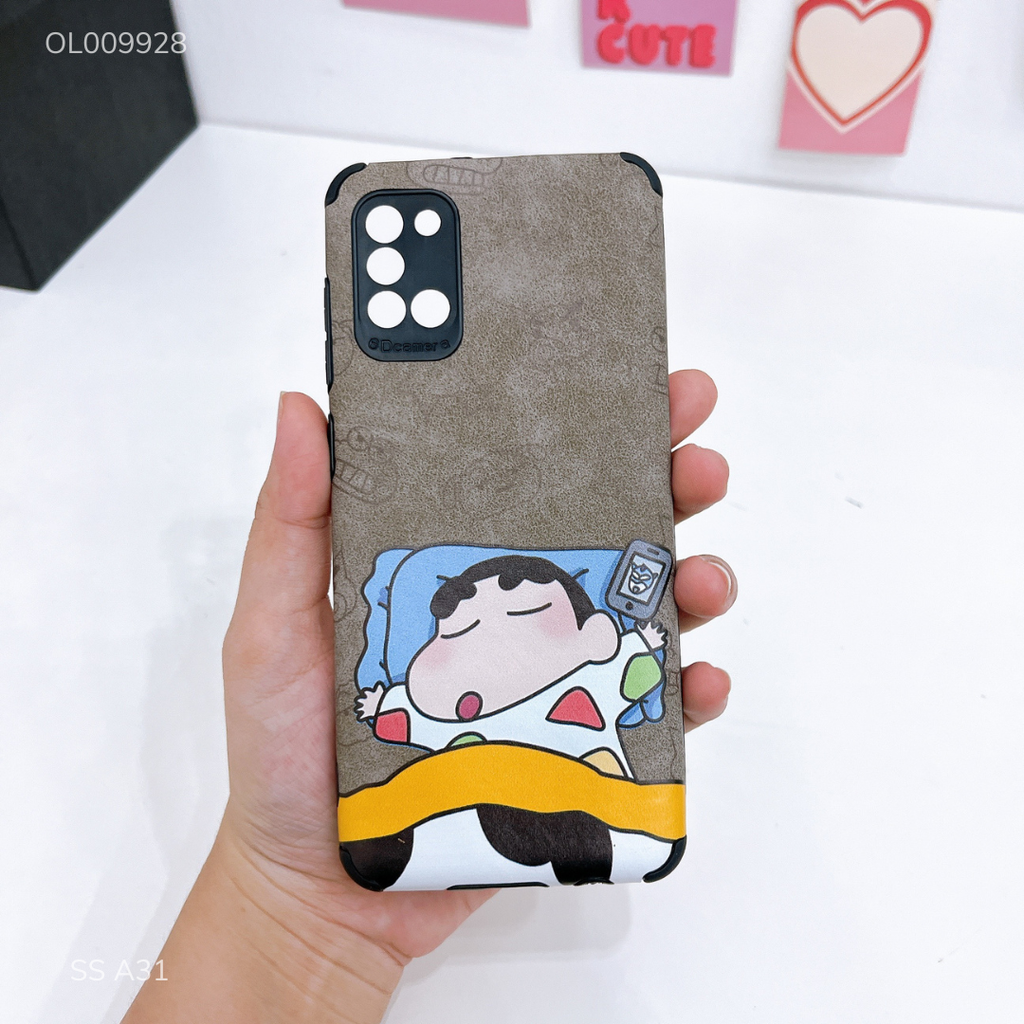 Ốp SS A31 giả da lộn Kushin ngủ