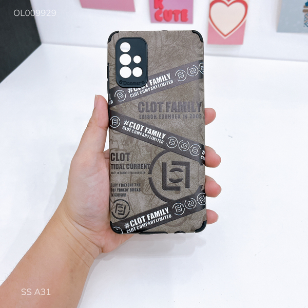 Ốp SS A31 giả da lộn Clot Family