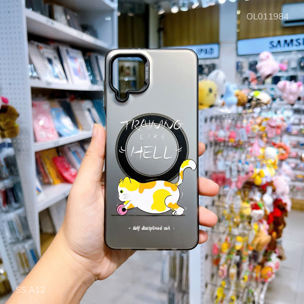 Ốp SS A12 nhám bạc mèo Training