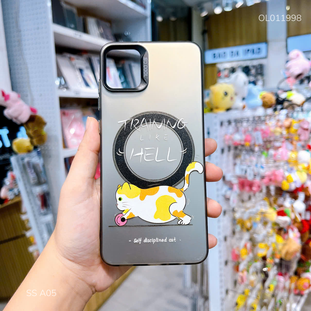 Ốp SS A05 nhám bạc Mèo Training