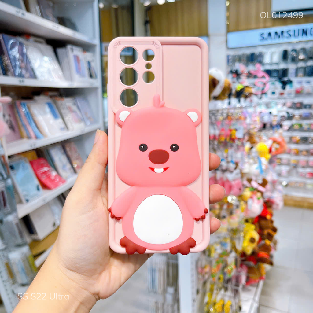 Ốp SS S22 Ultra silicon hình Loopy nổi