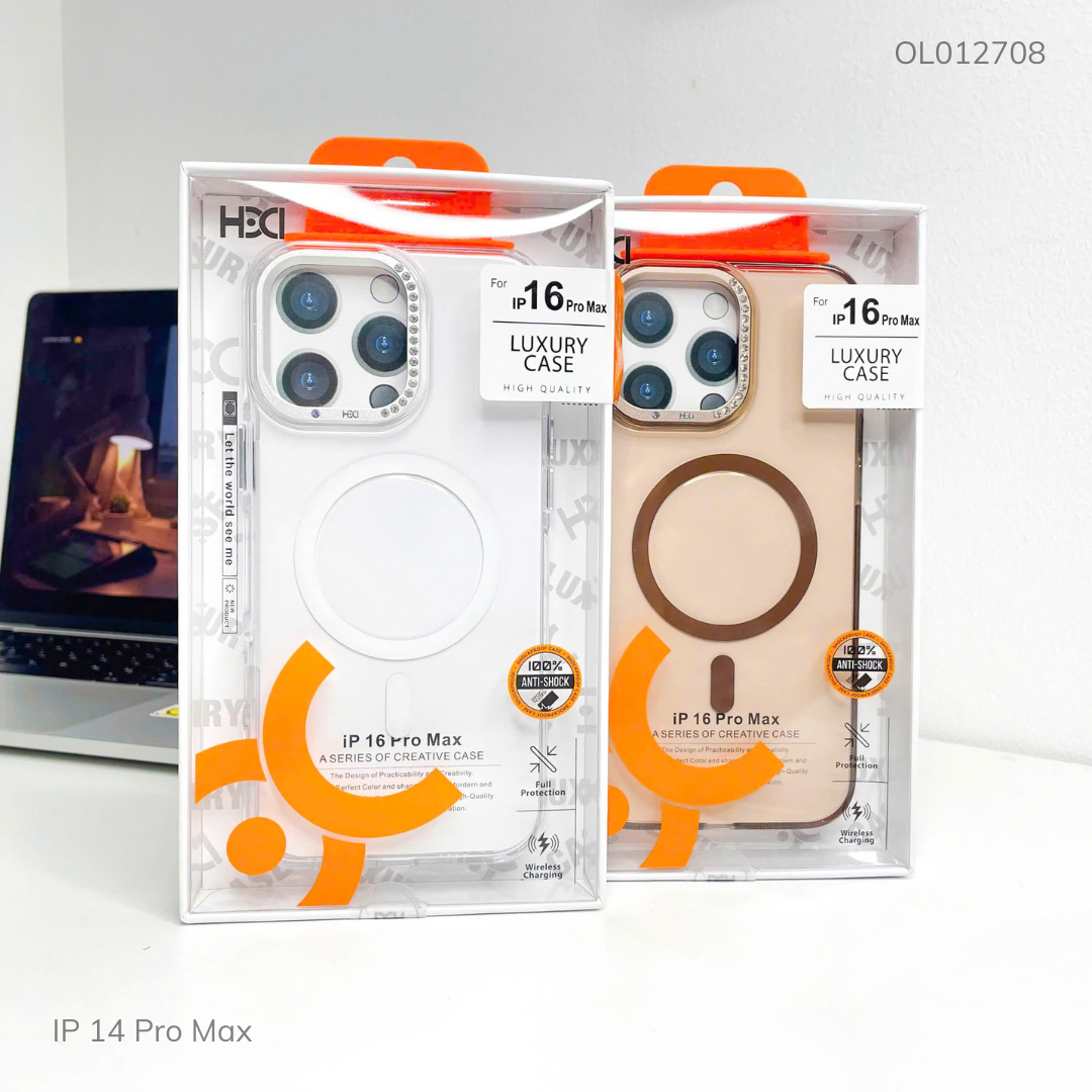 Ốp IP 14 Pro Max HDD Diamond Magsafe