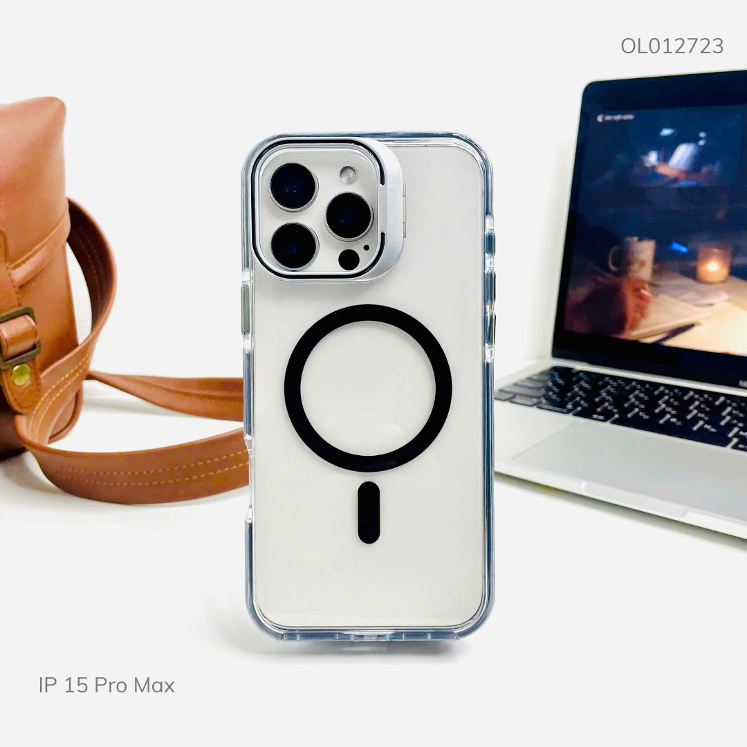 ** Ốp IP 16 Pro Max Raigor Magsafe camera giá đỡ