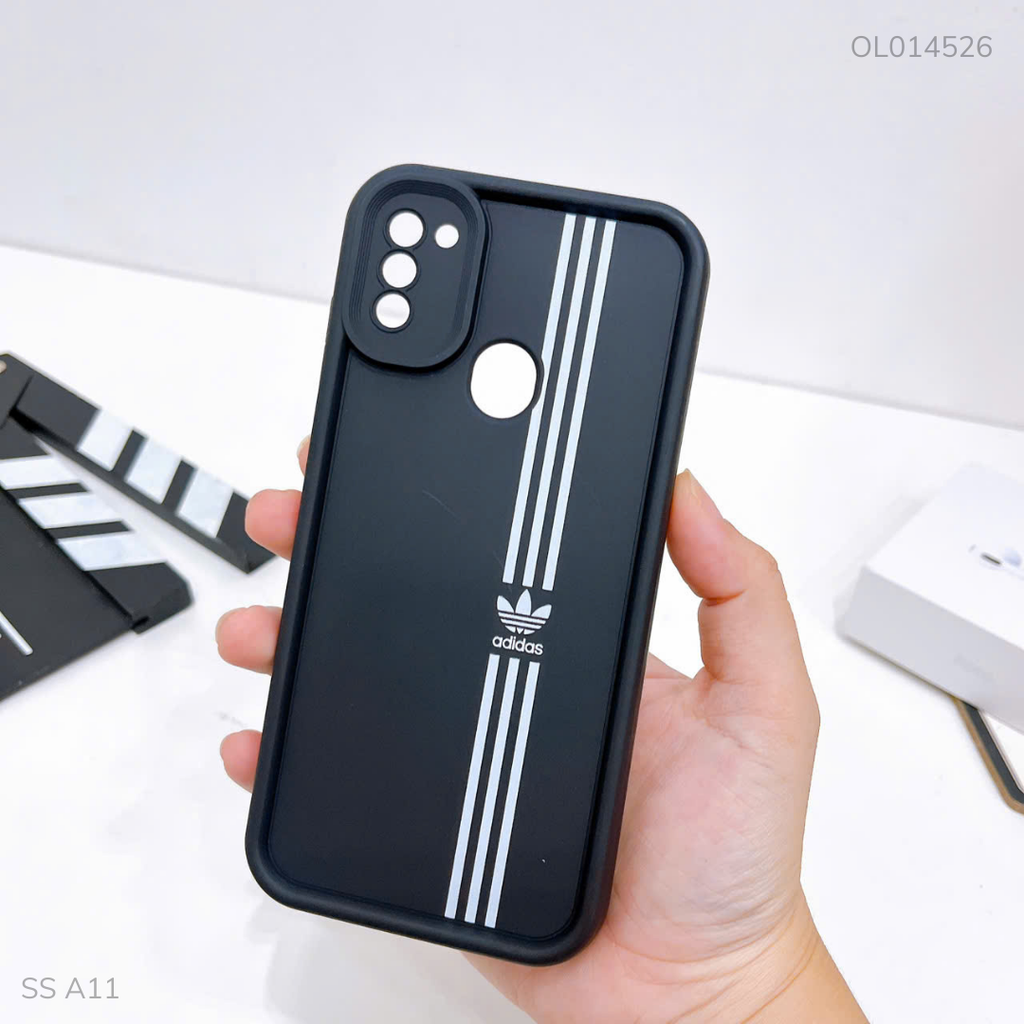 Ốp SS A11 dẻo đen logo Adidas sọc dọc