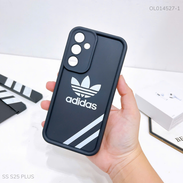 Ốp SS S25 Plus dẻo đen Adidas trắng