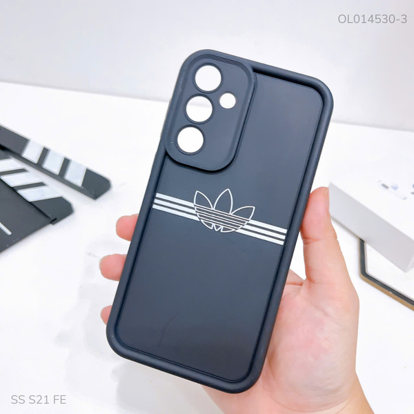 Ốp SS S21 Fe dẻo đen logo Adidas sọc ngang
