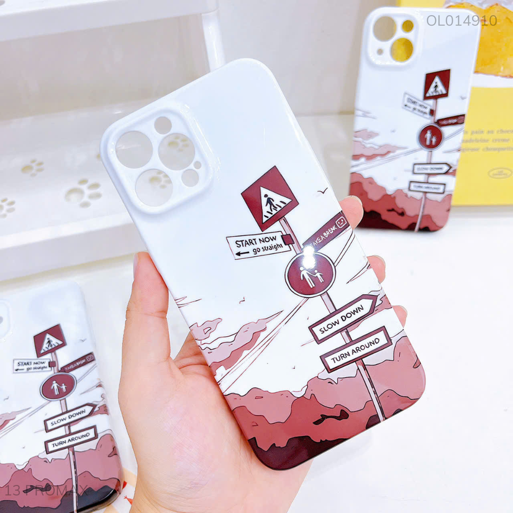 ** Ốp IP 13 Pro Max lưng cứng biển báo Start Now