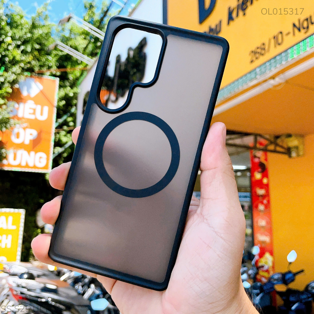 Ốp SS S25 Ultra Likgus nhám Tuan Magsafe viền màu