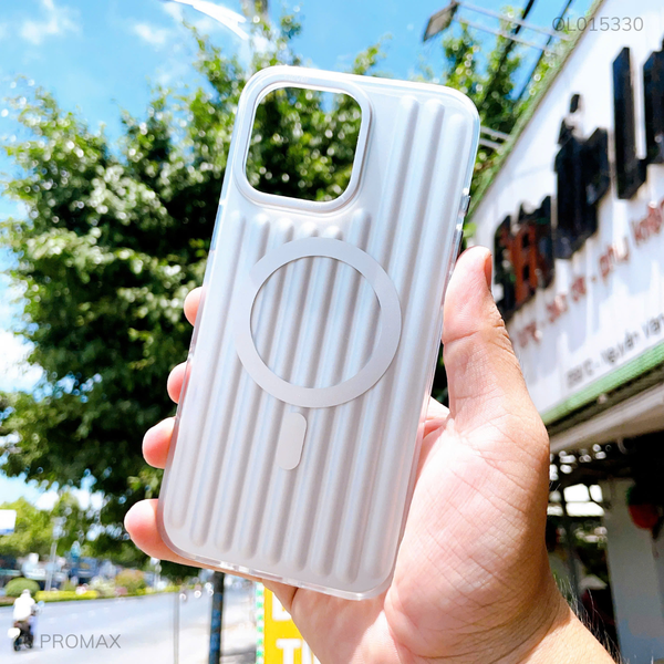 ** Ốp IP 16 Pro Max X-level vân sọc đứng Neo Glow