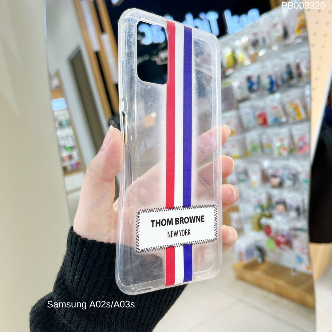 **Ốp SS A02s/A03s dẻo trong THOM BROWNE