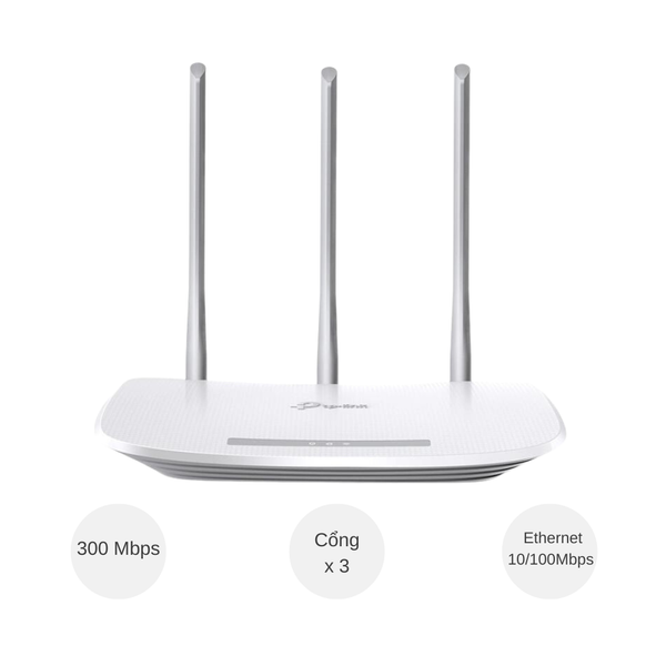 **Phát Wifi TPLink TL-WR845N 3 anten