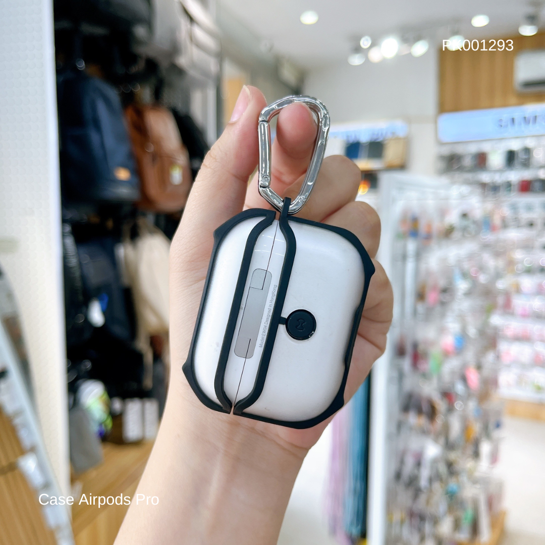 Case Airpods Pro Xundo trong nhám viền màu