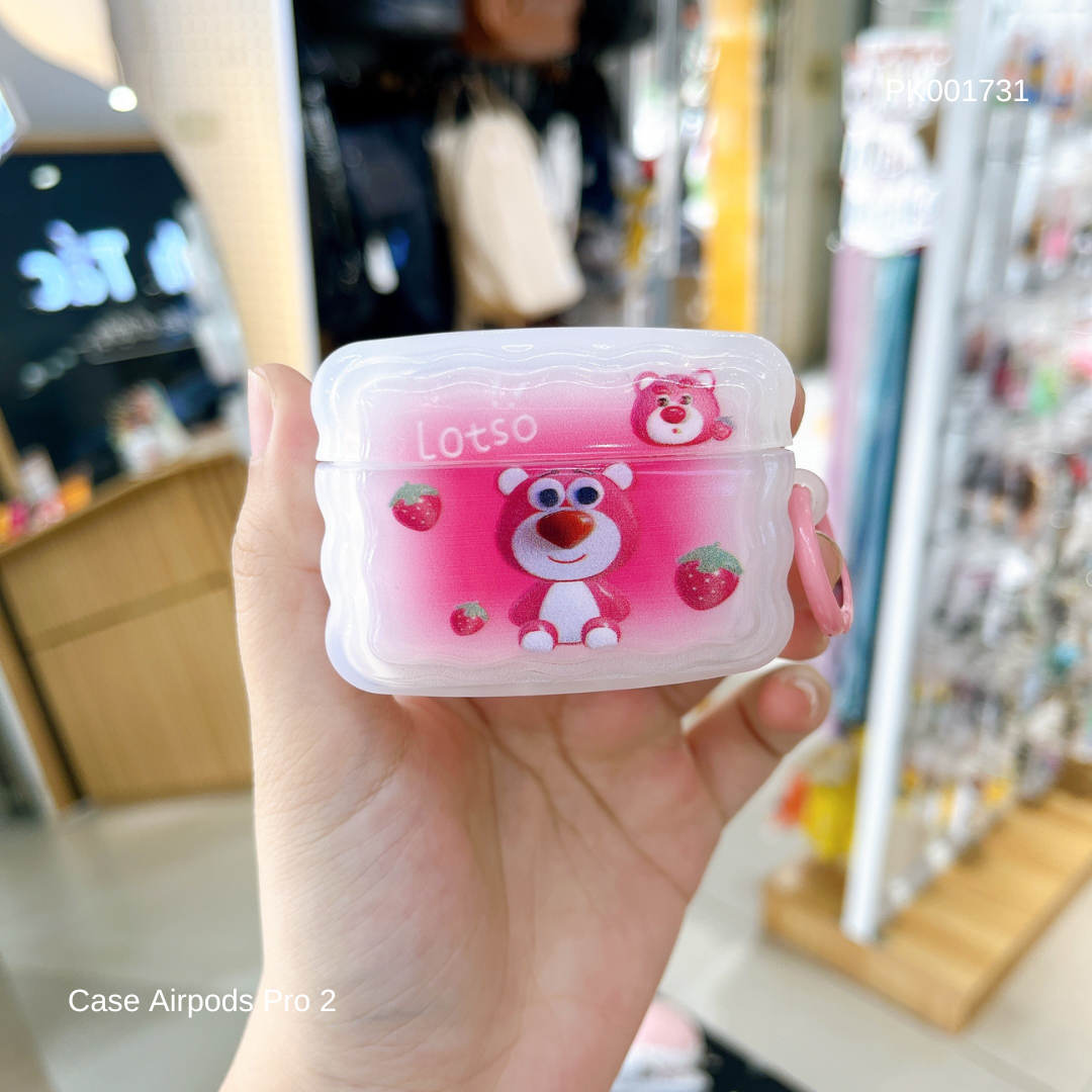 **Case Airpods Pro 2 dẻo Lotso viền sóng
