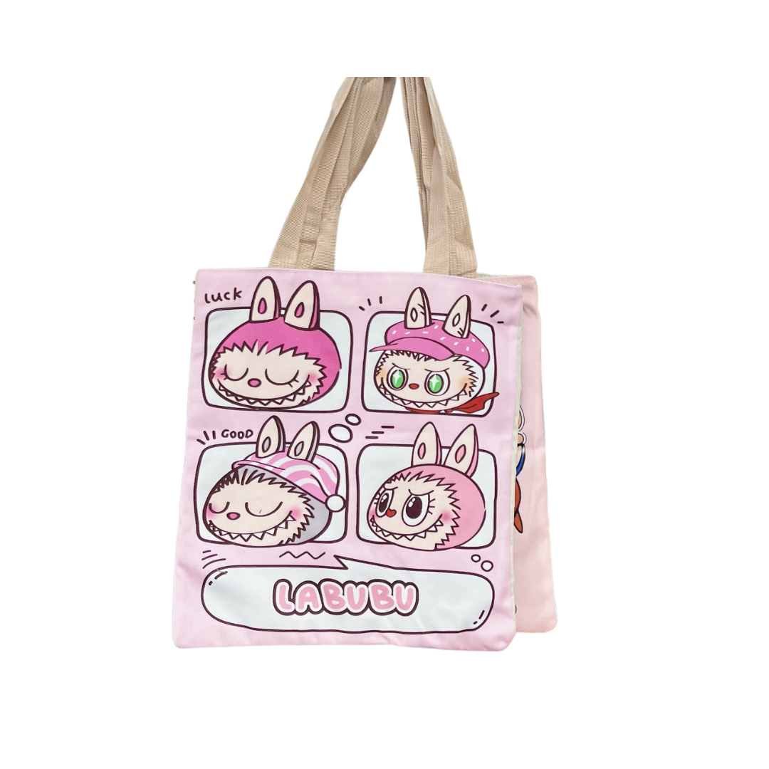 ** Túi tote Labubu nhiều hình