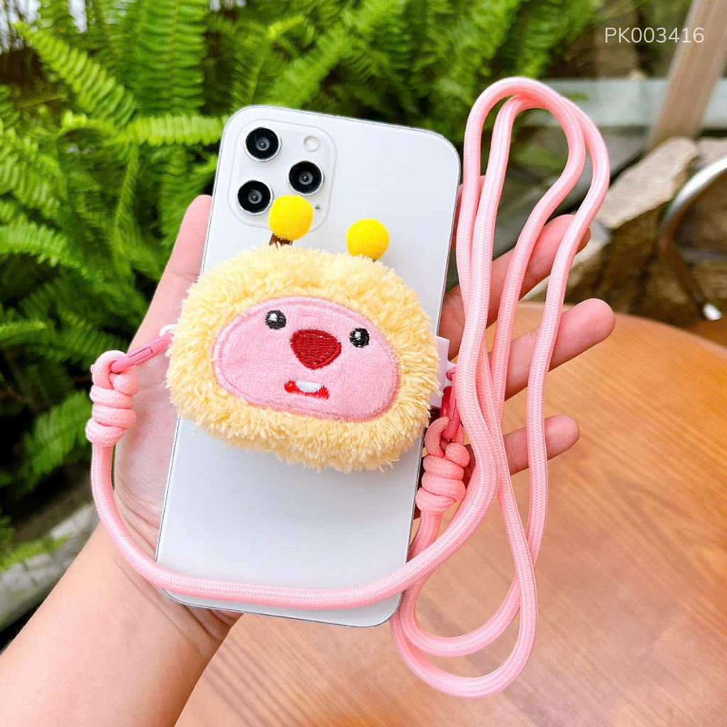 ** Dây đeo kèm móc cài ốp Bông Loopy đội ong
