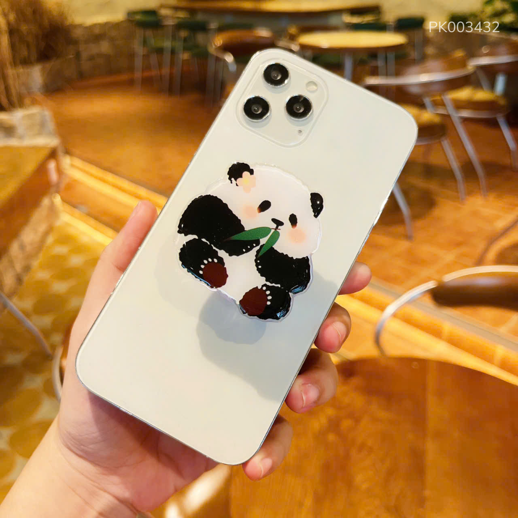 ** Popsocket Hình To Panda ăn Trúc