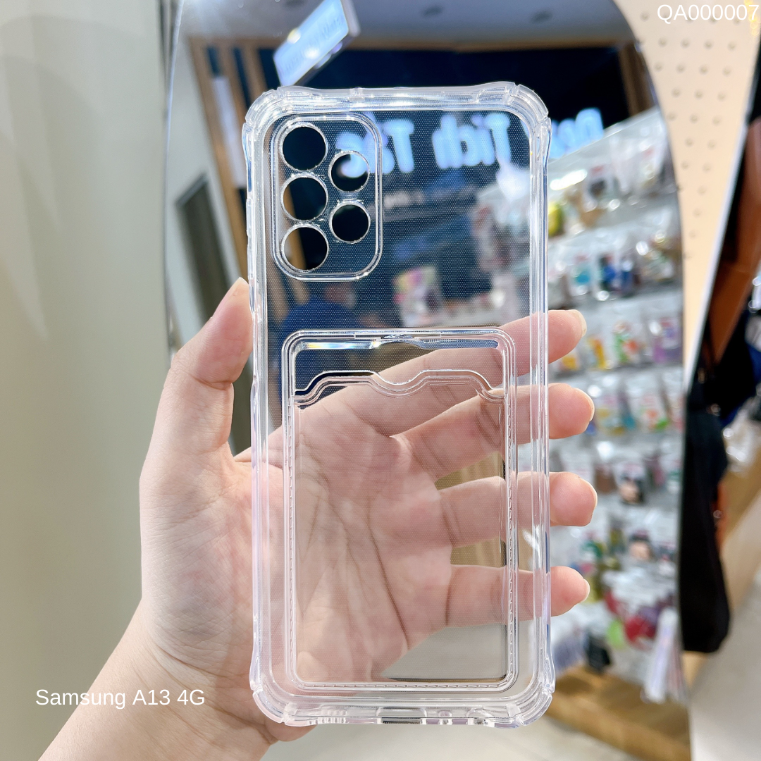 **Ốp SS A13 4G Dẻo trong kèm ví card