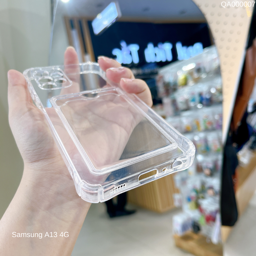**Ốp SS A13 4G Dẻo trong kèm ví card