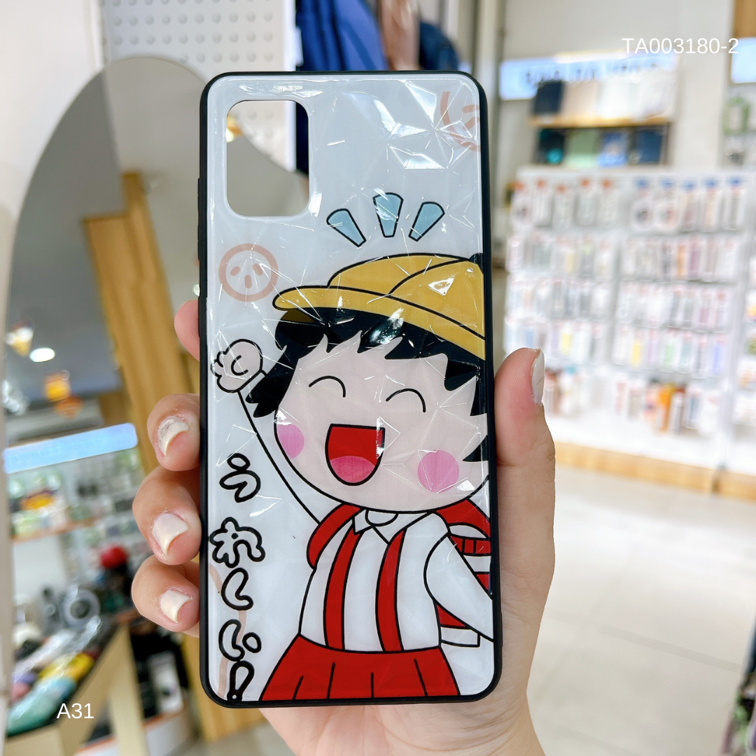 Ốp SS A31 Lưng kính nhiều hình vân 3D vỡ