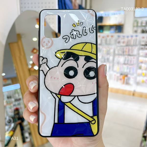 Ốp SS A31 Lưng kính nhiều hình vân 3D vỡ