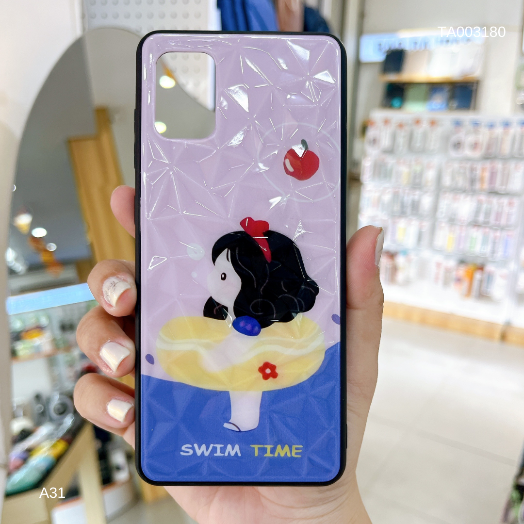 Ốp SS A31 Lưng kính nhiều hình vân 3D vỡ