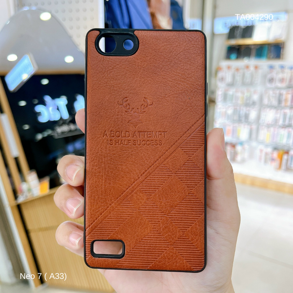 Ốp Oppo Neo 7 (A33) vân da A BOLD ATTEMPT