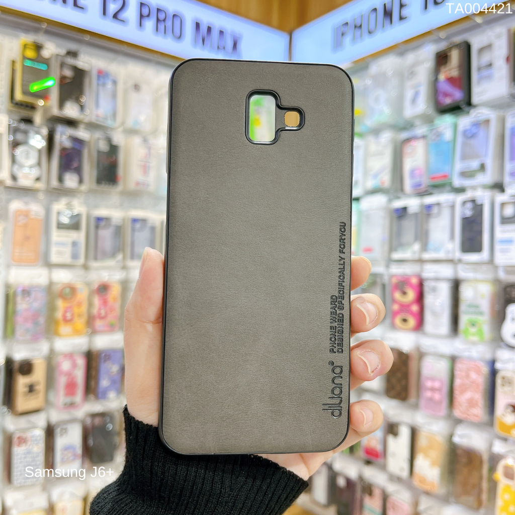 **Ốp SS J6+ vân giả da Diliana