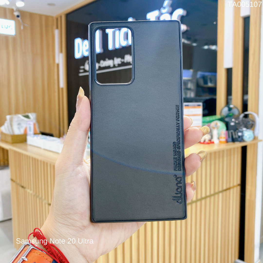 **Ốp SS Note 20 Ultra vân giả da Diliana