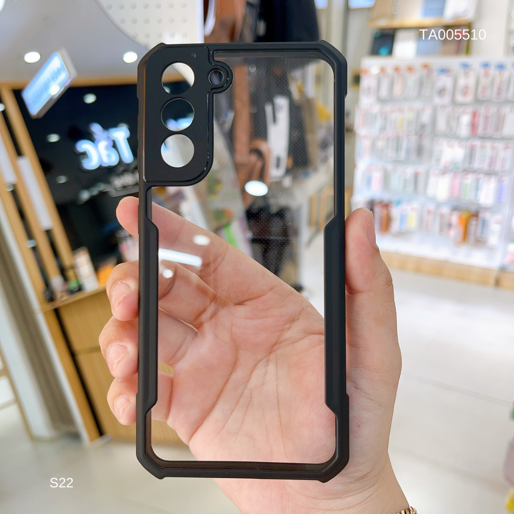 **Ốp SS S22 XUNDO lưng trong viền màu chống sốc