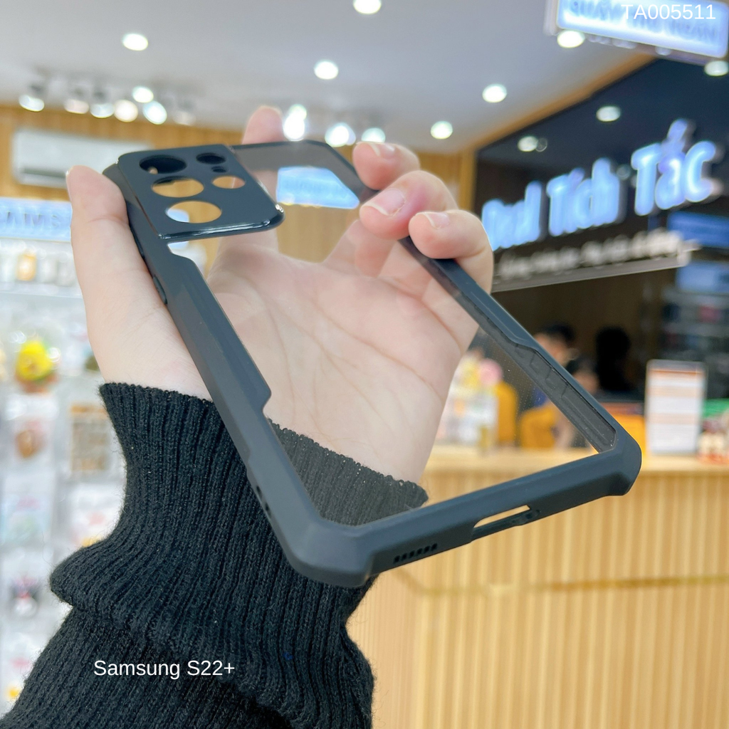 **Ốp SS S22+ XUNDO lưng trong viền màu chống sốc