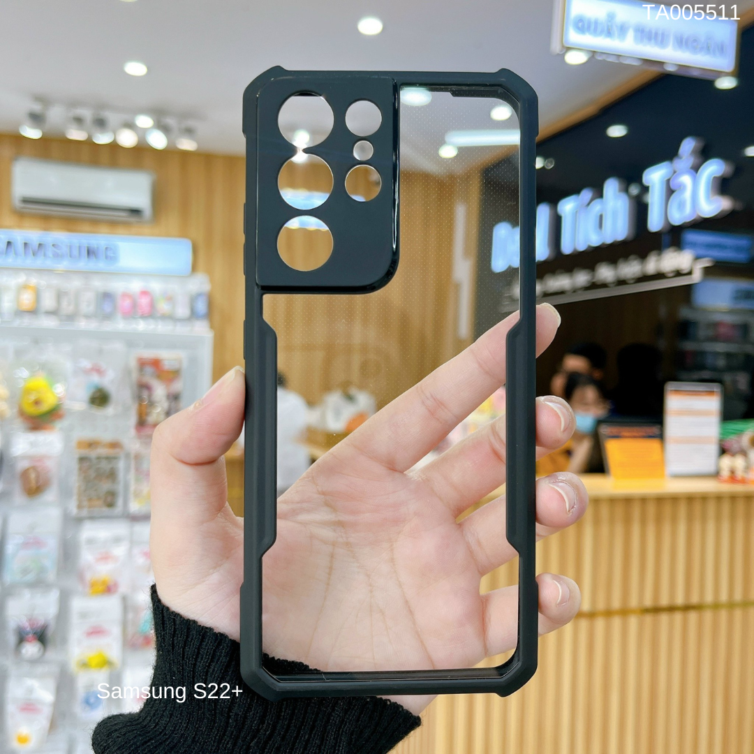 **Ốp SS S22+ XUNDO lưng trong viền màu chống sốc