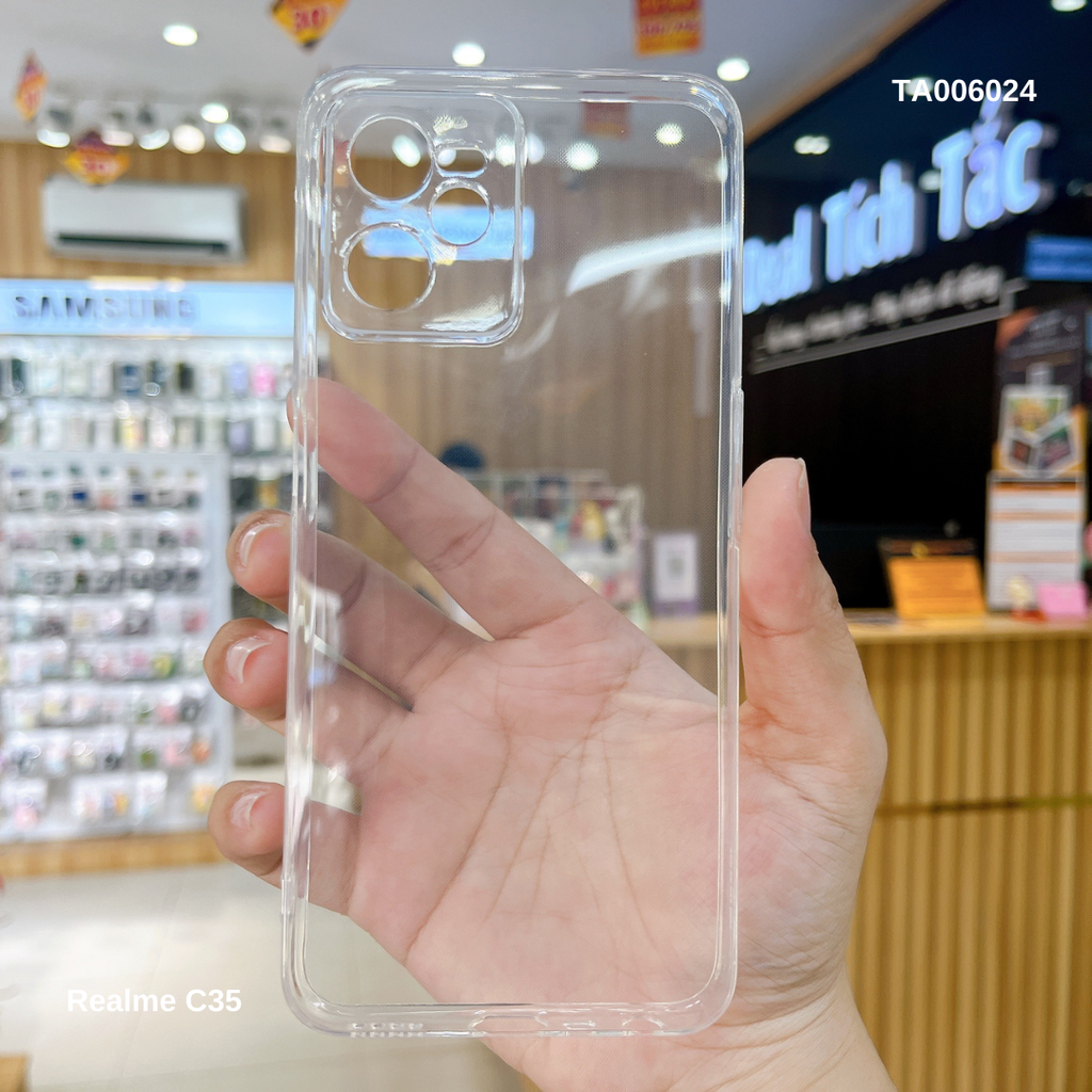 **Ốp Realme C35 dẻo trong dada/trong khác