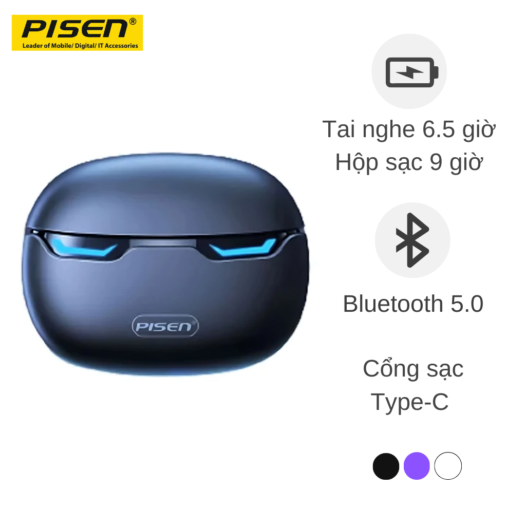 **Tai nghe Bluetooth Gaming Pisen X Pods Pro