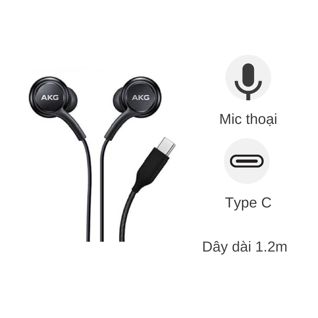 Tai nghe dây AKG cổng type C