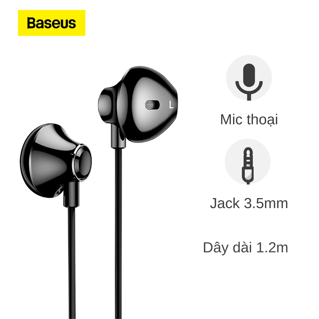 Tai nghe dây Baseus H06