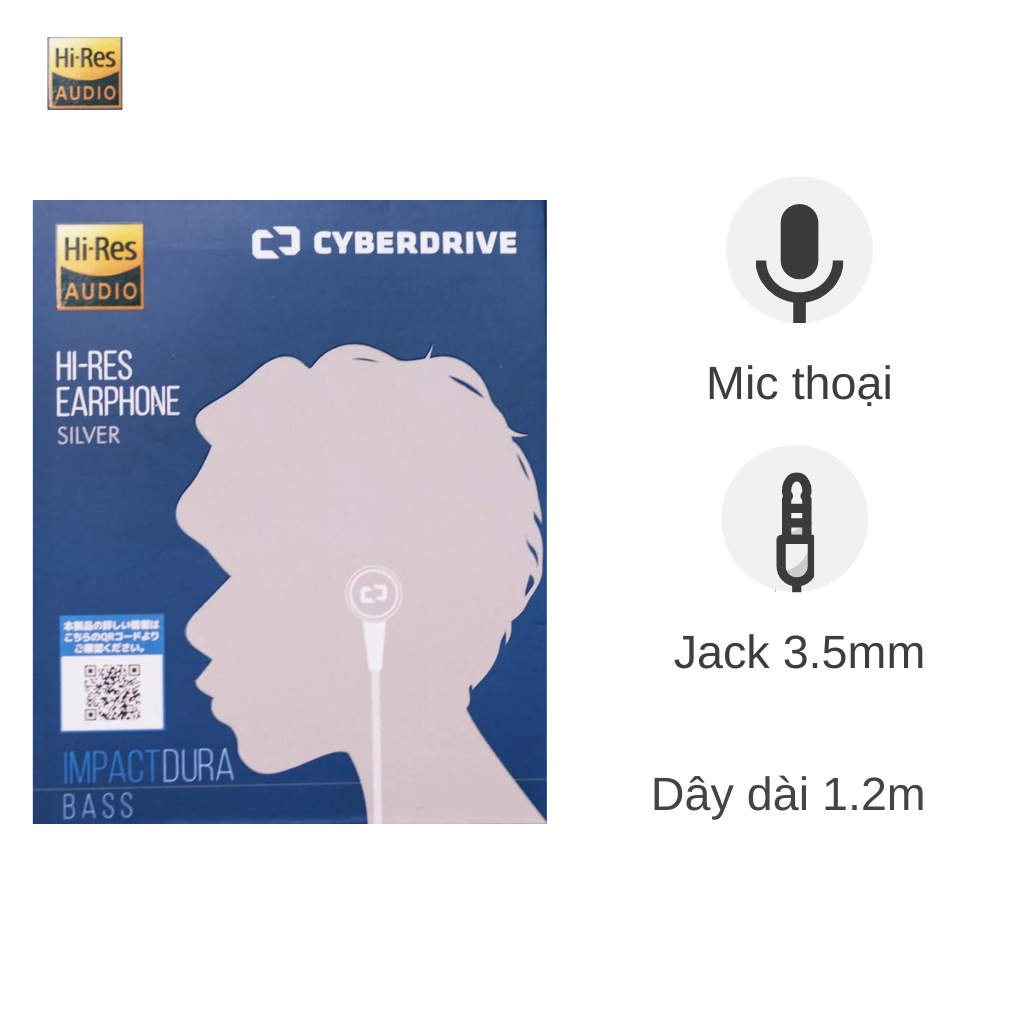 **Tai nghe dây Cyberdrive