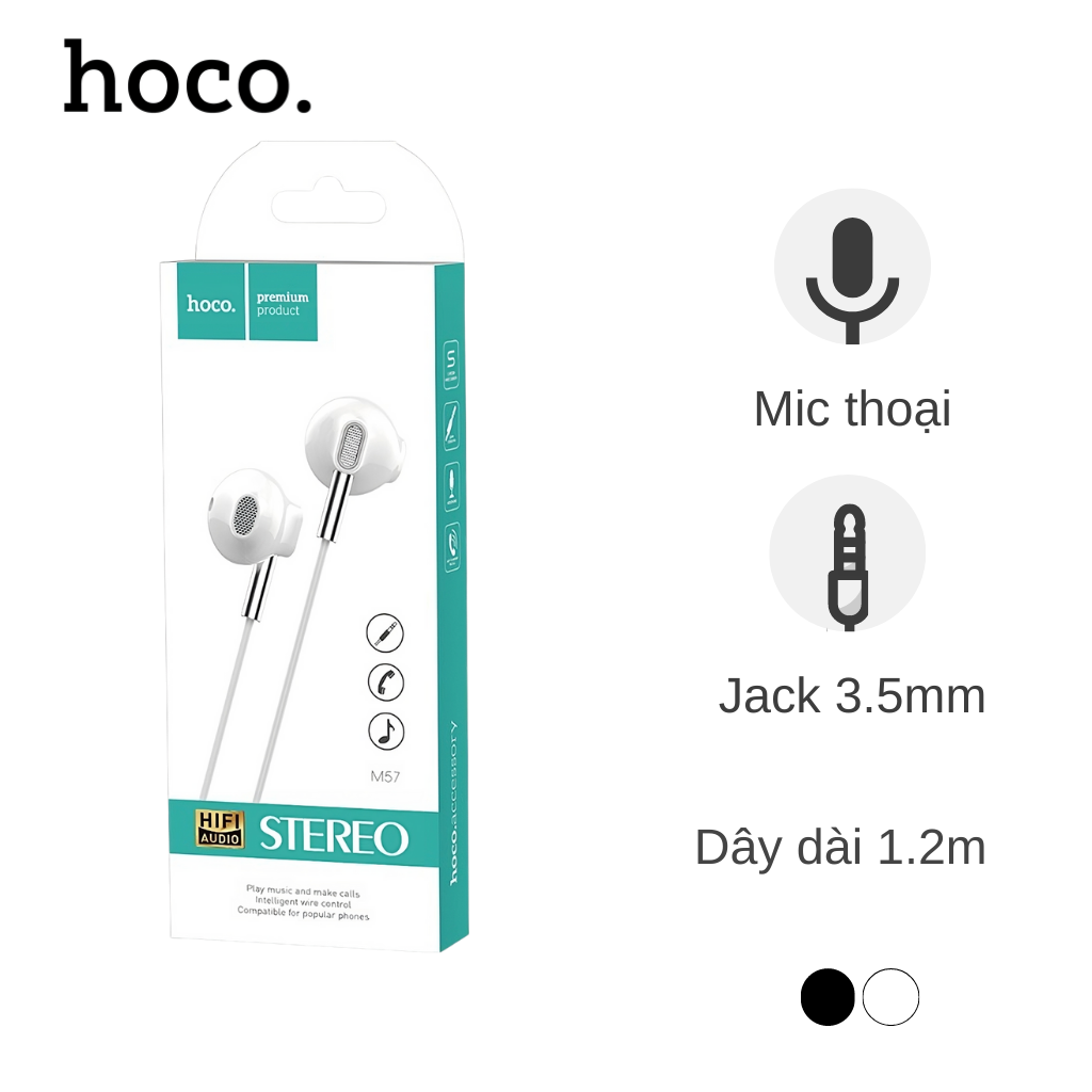 Tai nghe dây Hoco M57