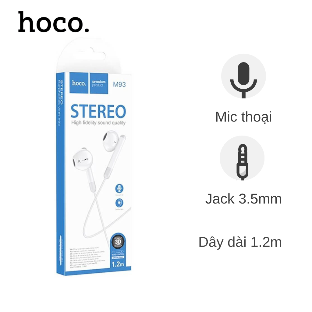Tai nghe dây Hoco M93